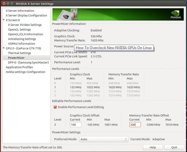 Linux Graphics Card Overclocking; How to get it done? - Techyv.com